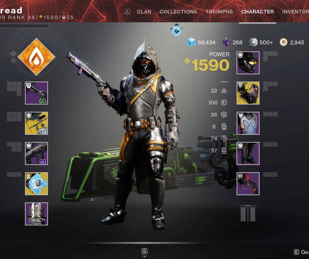 Buy Destiny 2 Cheap Account - 1590 Power - KBoosting