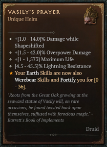 Buy Vasily's Prayer Unique – Diablo 4 Service | KBoosting