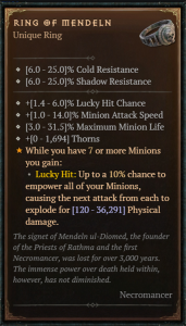 Buy ‍Ring of Mendeln Unique – Diablo 4 Service | KBoosting