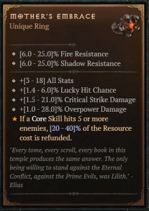 Buy Mother's Embrace Unique – Diablo 4 Service | KBoosting