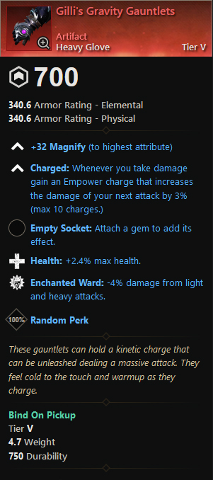 Gilli's Gravity Gauntlets Boost – New World Services | KBoosting