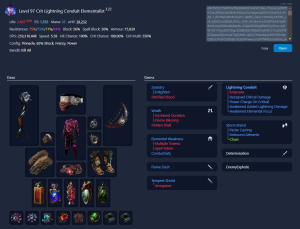 Lightning Conduit Elementalist Build – PoE Service | KBoosting