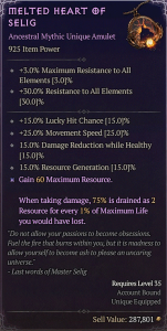 Buy Melted Heart of Selig Uber Unique – Diablo 4 Service