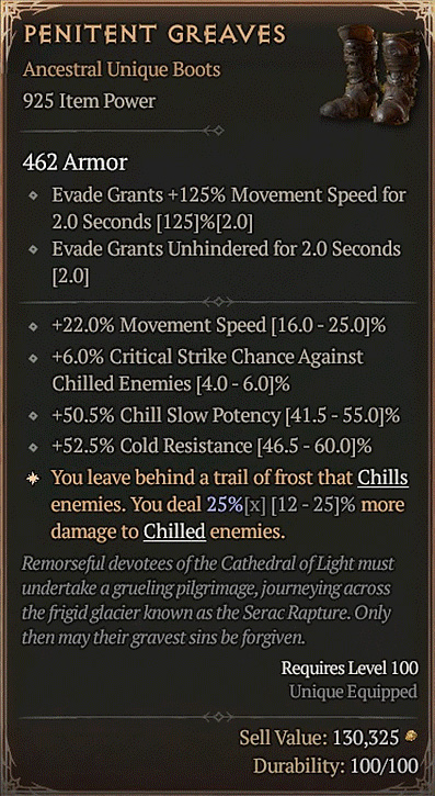 Buy Penitent Greaves Unique – Diablo 4 Service | KBoosting