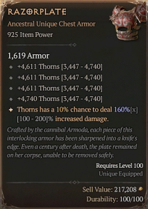 Buy Razorplate Unique – Diablo 4 Service | KBoosting