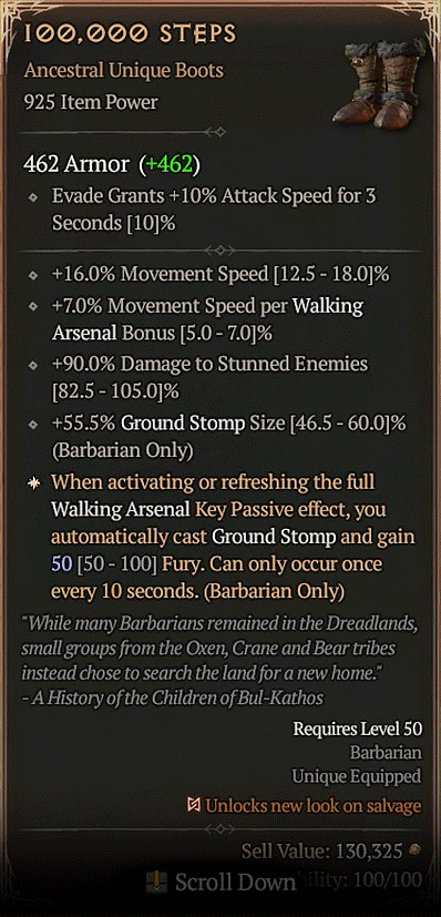 Buy ‍100,000 Steps Unique – Diablo 4 Service | KBoosting