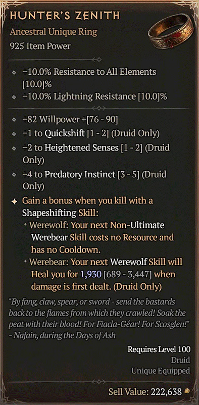 Buy Hunter's Zenith Unique – Diablo 4 Service | KBoosting