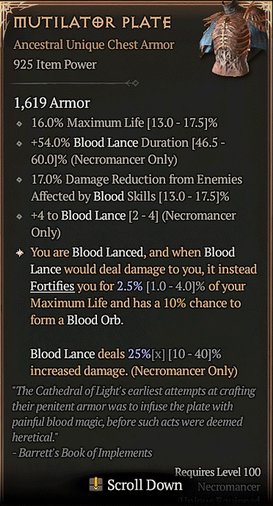 Buy Mutilator Plate Unique Chest – Diablo 4 Service | KBoosting