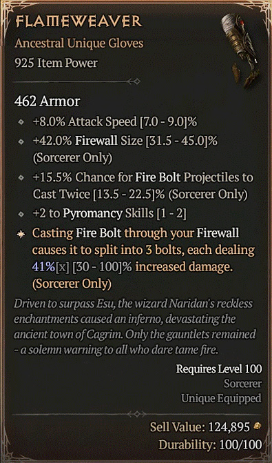 Buy Flameweaver Unique – Diablo 4 Service | KBoosting