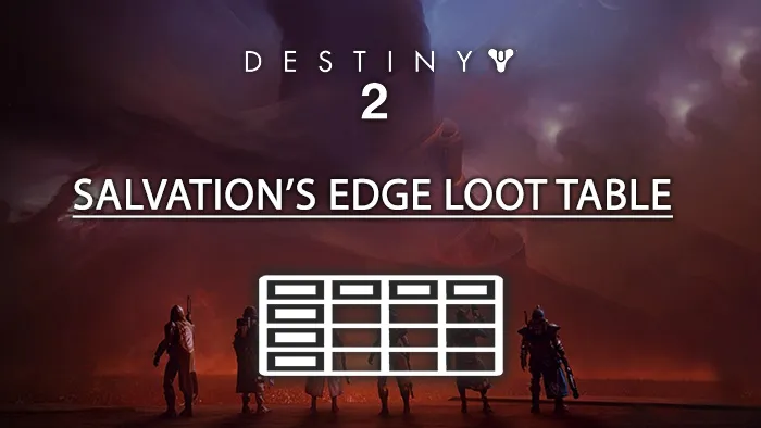 Destiny 2 Salvation's Edge Loot Table – Raid Loot Pool in Detail