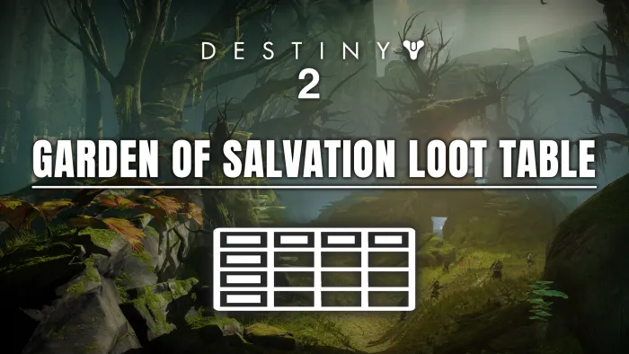 Destiny 2 Garden of Salvation Loot Table – Raid Loot Pool in Detail